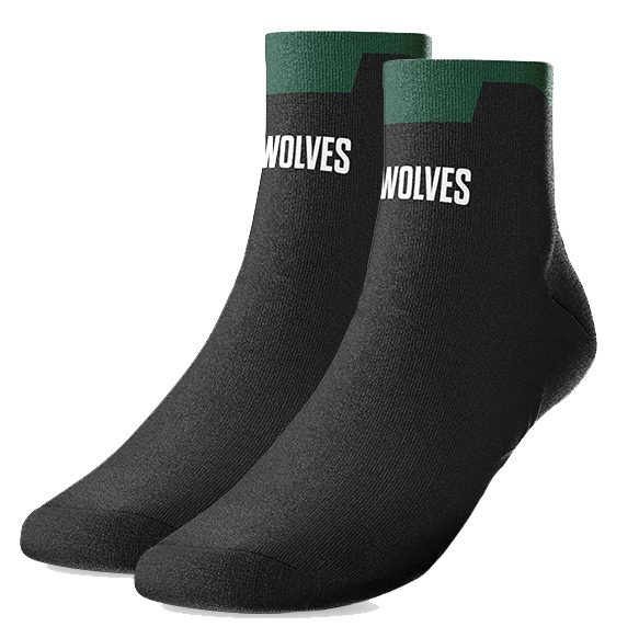 Wolves Elite Quarter Sock - Black – Wolfpack Wear
