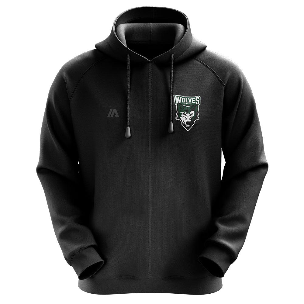 Black Wolves Pro Zip Hoodie – Wolfpack Wear